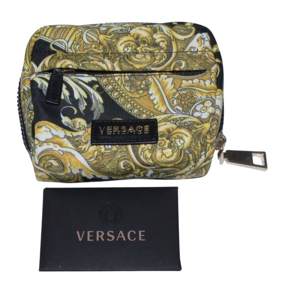 Accessories | Versace Coin Purse Card Holder Barocco Vitello Baroque ...